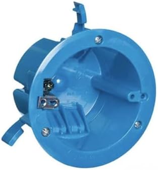 B618R-4-1/4 Old Work Electrical Box, 18 Cu. in. Round Box Non-Metallic ...