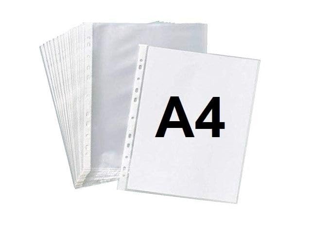 Sheet Protector A4 200 micron (Pack of 100) : Amazon.in: Office Products