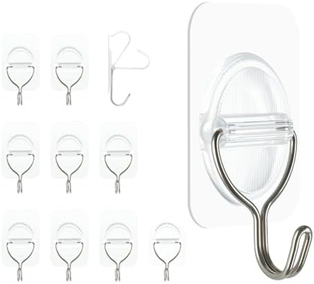 Amazon.com: Adhesive Wall Hooks for Hanging, 50 Pack Heavy Duty ...