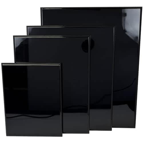 Amazon.com: Premium High Gloss Piano Finish Plaque Blank – Wood Core ...