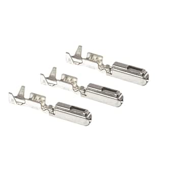 Amazon.com: ImBros 20-200 Pcs Auto Electrical Wire 0.6mm Pin Crimp Car Instrument Terminal ...