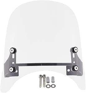 Amazon.com: Motorcycle Windshield Windscreen Wind Deflectors for Honda ...