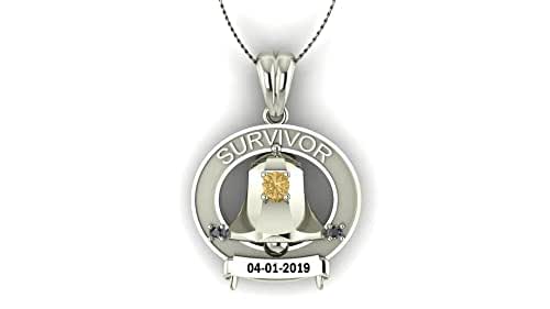 Amazon.com: I Rang The Bell - Survivor Bell - Necklace/Pendant - Cancer ...