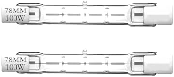 R7S Bulbs 100W, T3 100W 2 Pack Halogen Light Bulbs R7S,T3 JType Halogen ...