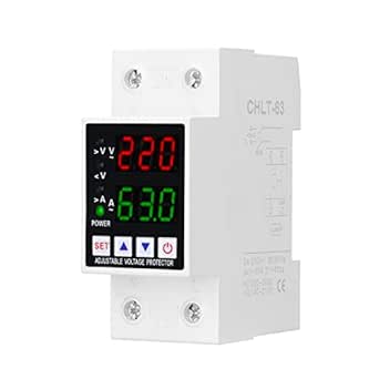 Dual Display Adjustable Voltage Protector ligent Over-voltage Under ...