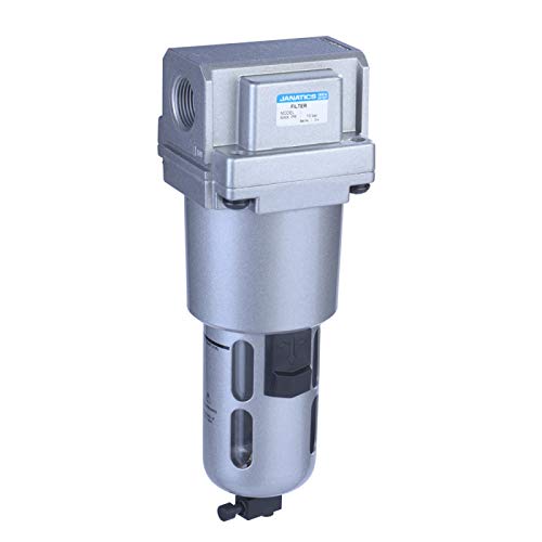 Janatics Pneumatic Air Filter, 1/2" NPT Thread, Filtration - 5 Microns ...