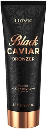 Amazon.com : Onyx Black Caviar Dark Tanning Lotion | Body Bronzer ...