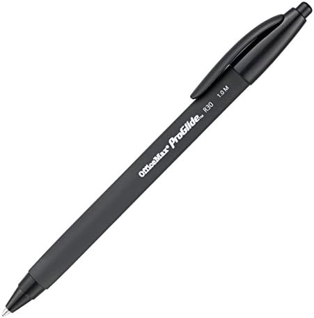 OfficeMax Proglide R30 Ballpoint Pen - 1.0mm, Medium, 12 Pack, Black ...