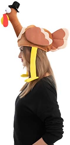 Amazon.com: Joyin 2 Pack Turkey Gobbler Hats for Thanksgiving Night ...