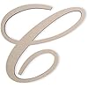 Amazon.com: Jess and Jessica Wooden Letter C, 16" Long x 1/4" Thick ...