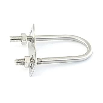 U Clamp Bolt，4 Set M6 M8 M10 M12 U Shape Bolts 304 Stainless Steel ...