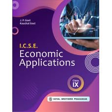 ICSE Economics Applications For Class IX : J.P Goel: Amazon.in: Books