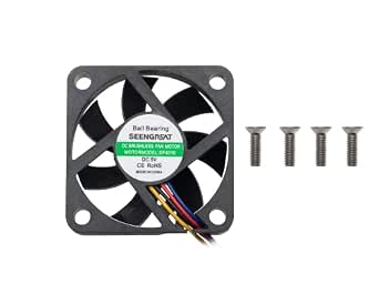 XICOOLEE DC5V 40mm PWM Fan for Jetson Nano, 1.25W, 7600RPM, 0.22m³/min ...