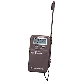 Digi-Sense Calibrated Continuous-Use Thermistor Thermometer: Amazon.com ...