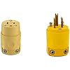 Leviton 515CV Commercial Grade Straight Blade Connectors, Pack of 1 ...