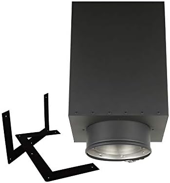 AllFuel HST 24" Tall Square Ceiling Support Box for 6" Diameter 304 ...