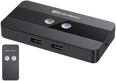 Amazon.com: UGREEN USB Switch Selector 2 Computers Sharing 4 USB ...