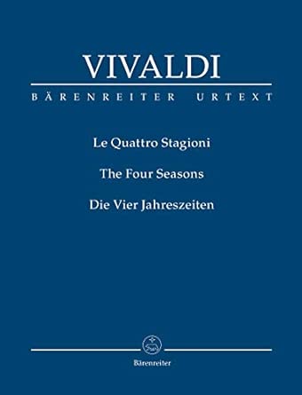 The Four Seasons : Antonio Vivaldi: Amazon.com.mx: Instrumentos Musicales