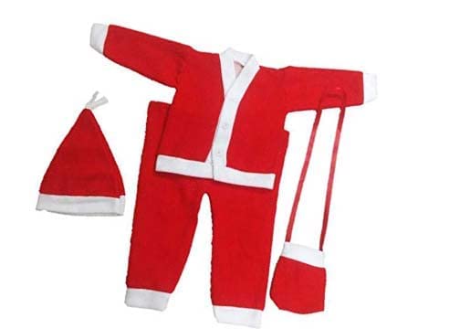Buy MODERNAZ Santa Claus Dress for Kids | Christmas Costume for Boys ...