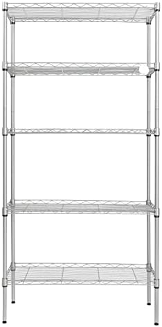 Amazon.com: Karl home 5 Tier Wire Shelving Unit Height Adjustable ...