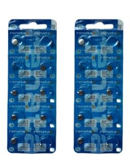 Renata Silver Oxide 317 Battery, Swiss Made (Pack of 2) : Amazon.in ...