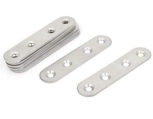 Amazon.com: WOIWO 10 Pieces Flat Straight Brace Metal Joining Plates ...
