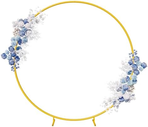 Amazon.com : AMDERVEN Round Balloon Arch Stand - Circle Balloon Arch ...