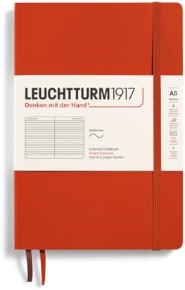 Amazon.co.jp: Leuchtturm 367267 Notebook, A5, Ruled, Soft Cover, Fox ...