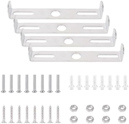 ZOWZEA 4.1-4.7 Inch Light Fixture Mounting Bracket Square Kit Ceiling ...