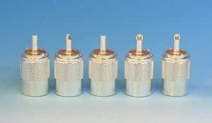 Amazon.co.jp: 3D-2V/FB用コネクター （MP-3）5個セット 銀メッキ : 産業・研究開発用品