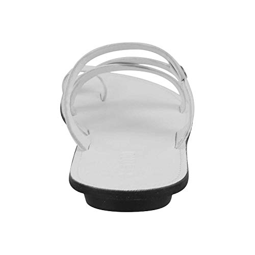 Buy Metro Men White Synthetic Chappals ( 16-5-16-39 ) ( Size 5 UK/India ...