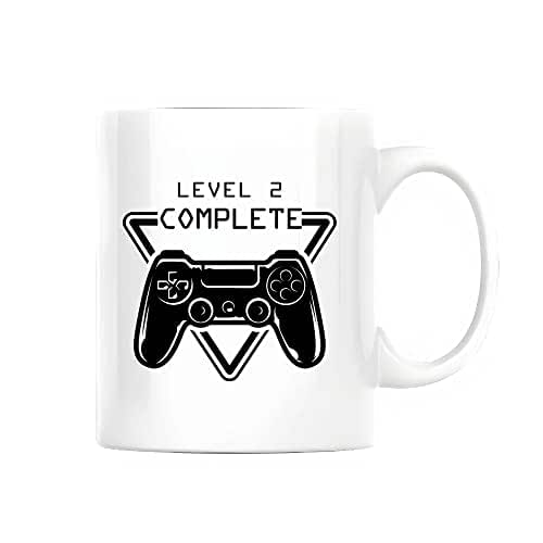 Amazon.com: Level 2 Complete geek Gaming for Video Games lovers 2nd birthday kid as an ...