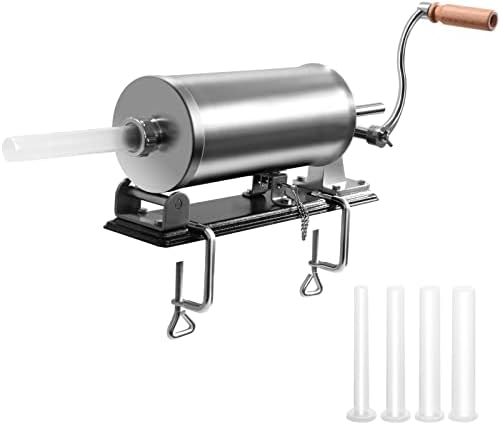 KitchenCraft Home Made Sausage Maker Machine with Easy Manual Crank in ...