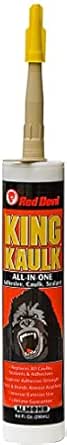 Red Devil 095620 King Kaulk Hybrid Polymer, 9.8-Ounce, Almond : Amazon ...