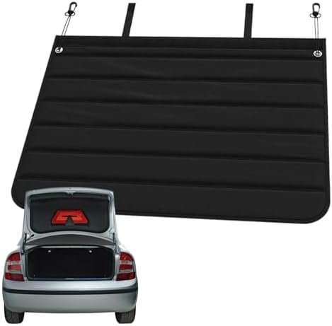 Amazon.co.jp: Foldable Bumper Mat, Car Trunk Protector Guard, Black ...