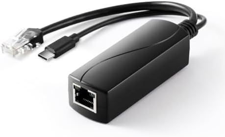 Amazon.com: Gigabit Type C PoE Splitter 5V 2.4A, IEEE 802.3af Standard ...