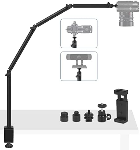 Amazon.com : Obeamiu Overhead Camera Mount Desk Stand, 40'' Articulated ...