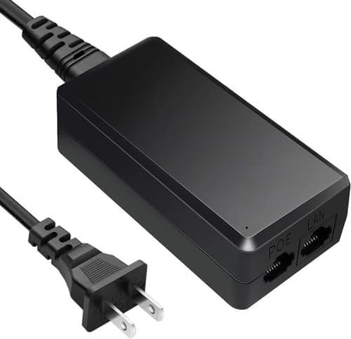 Amazon.com: Gigabit POE Injector Adapter, 48V 36W 0.7A, 10/100/1000Mbps ...
