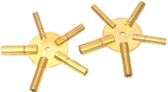 Amazon.com: Clock Winding Key Universal Brass - Even Sizes 2 4 6 8 10 ...