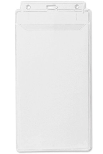 Amazon.com : Clear Large Plastic Ticket Holder with Tuck in Flap ...