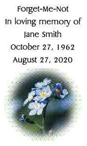 Amazon.com: Memorial/Funeral Personalized 100 qty Forget Me Not Seed ...