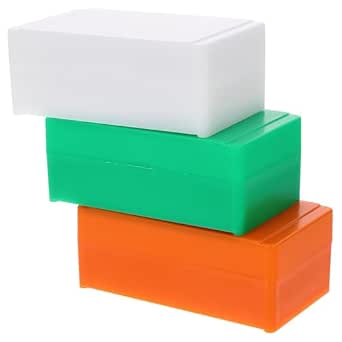 MAGICLULU 3pcs Microscope Slide Storage Box Reusable Coverslip Slide ...