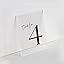 Amazon.com: Clear Blank Acrylic Sign - 5x7 Inch Table Number Signs ...