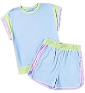 Amazon.com: blibean Teen Girls Swimsuit Big Kids Summer Swim Bathing ...