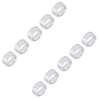Spacer for Inhaler, 10Pcs Aluminum Alloy Spacer Round Unthreaded ...