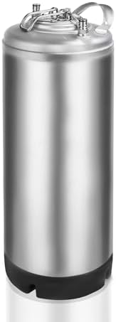 Amazon.com: New 5 Gallon Ball Lock Keg, Stainless Steel Beer Keg with ...