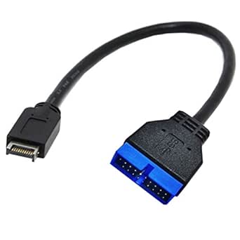 USB 3.1 Front Panel Header to USB 3.0 20Pin Header Extension Cable 30cm ...