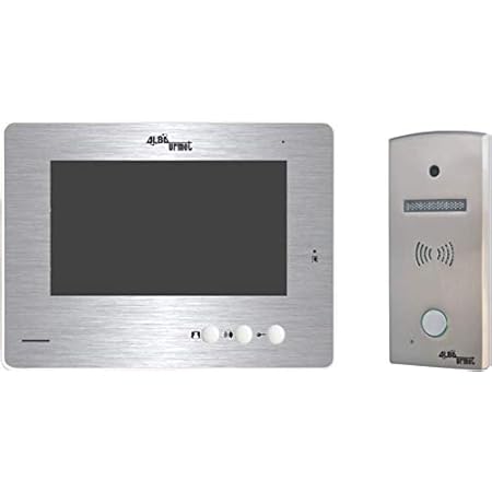 Alba Urmet Silver Brushed Anodized Aluminium Matt Finish 7 Inch Video ...