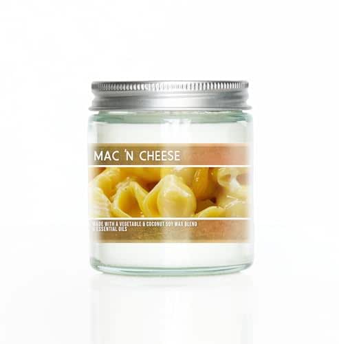 Amazon.com: Mac 'n Cheese 3oz Mini Fun Gift Cheesy Candle : Home & Kitchen