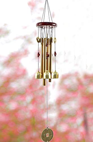 Kolossalz 5 Bells 4 Pipes Wind Chimes with Good Sound Garden Hanging ...